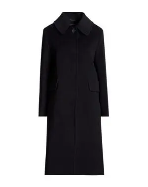 Cinzia Rocca Icons Coat Camel Size Wool, Polyamide, Cashmere - Black