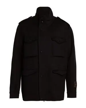 PALTO' Fabbrica Coat Size Wool, Nylon - Black