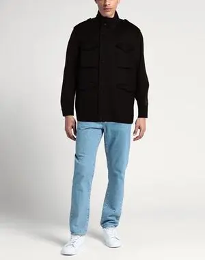PALTO' Single-breasted Wool And Nylon Coat