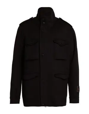 PALTO' Single-breasted Wool And Nylon Coat