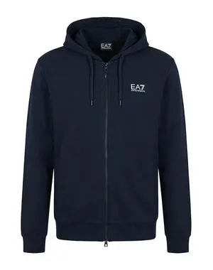 EA7 Sweatshirt Midnight Size Cotton - Blue