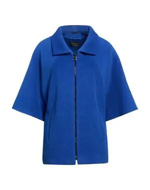 Cinzia Rocca Icons Coat Size Alpaca Wool, Virgin Wool, Polyamide - Blue