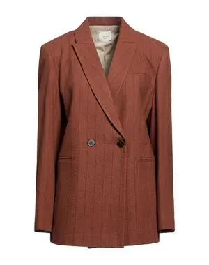 ALYSI Chocolat Blazer Tan Size Virgin Wool - Brown