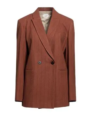 ALYSI Chocolat Blazer Tan Size Virgin Wool