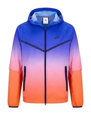 Nike Jacket Bright Size Nylon, Elastane - Blue