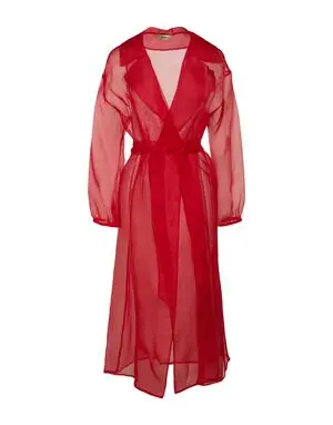 Herno Overcoat & Trench Coat Size Silk - Red