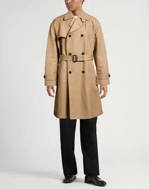Herno Overcoat & Trench Coat Camel Size Cotton, Linen