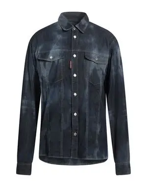 Dsquared2 Denim Shirt Size Cotton, Elastane - Blue