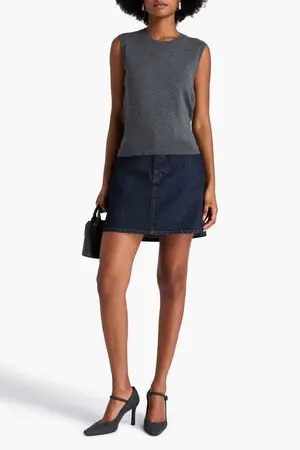 Maje Crystalembellished Wool And Cashmereblend Vest And Cardigan Set