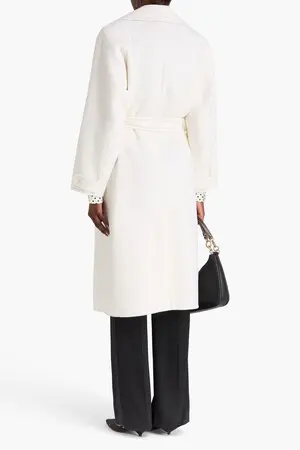 Maje Woolblend Felt Coat