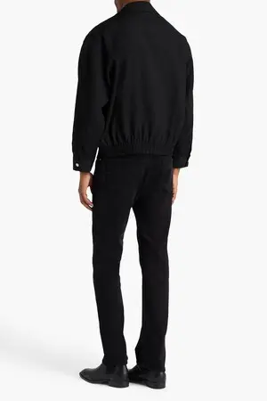 FRAME Wool-twill Zip-up Jacket