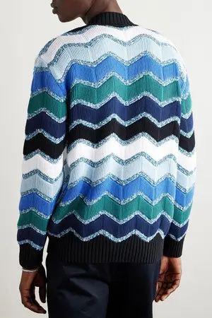 Missoni Striped Cottonblend Cardigan
