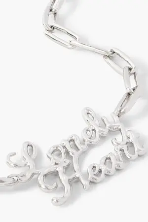 JIL SANDER Tone Chain Necklace - Silver