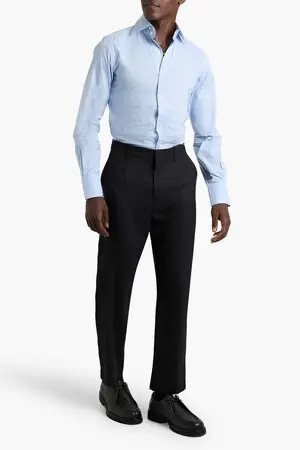 TOM FORD Checked Cottonpoplin Shirt