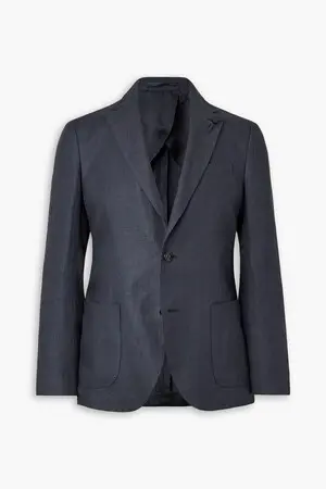 LARDINI Linentwill Suit Jacket Navy