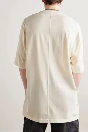 Rick Owens Oversized Logoprint Cottonjersey Tshirt