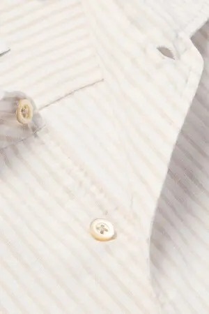 Boglioli Striped Linen And Cottonblend Shirt