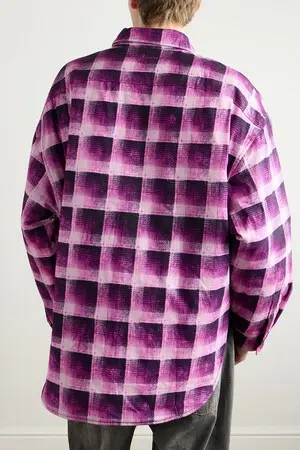 Acne Studios Osadia Oversized Checked Cottonflannel Shirt
