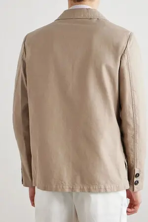 Massimo Alba Baglietto Unstructured Cottontwill Blazer