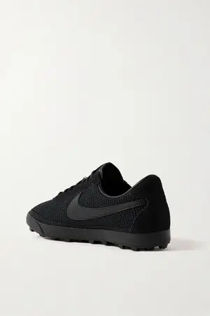 BODE REC. X NIKE Astrograbber Leather And Suedetrimmed Waffleknit Sneakers