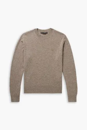 Acne Studios Kalas Logoappliquéd Wool And Yakblend Sweater