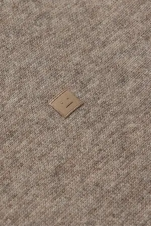 Acne Studios Kalas Logoappliquéd Wool And Yakblend Sweater
