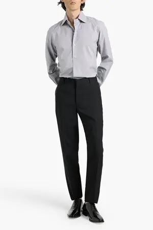 TOM FORD Checked Cottonpoplin Shirt