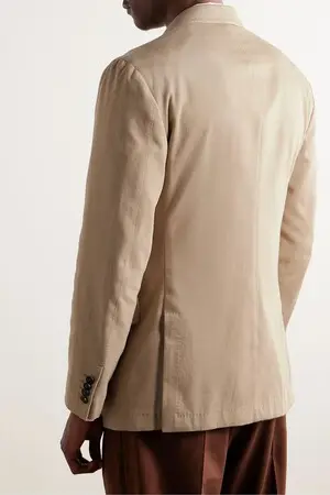 Dunhill Cavendish Doublebreasted Cotton And Cashmereblend Twill Suit Jacket
