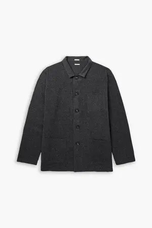 Massimo Alba Wool, Silk, And Cashmere Blend Jacket - Anthracite