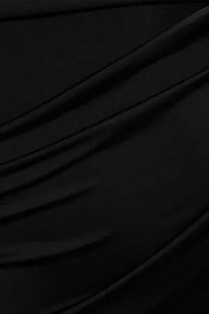 Victoria Beckham Draped Jersey Maxi Dress
