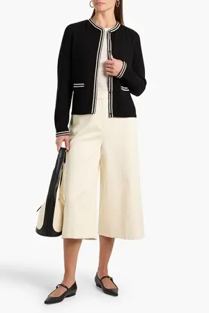 Max Mara Embroidered Cotton Cardigan