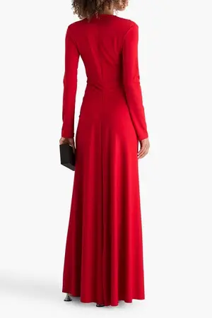 Victoria Beckham Gathered Jersey Gown
