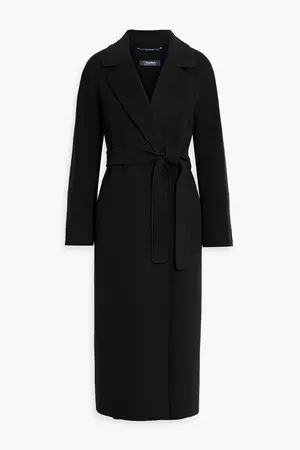 Max Mara Elisa Woolfelt Coat - Black