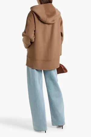 Max Mara Cloe Wool Hooded Coat