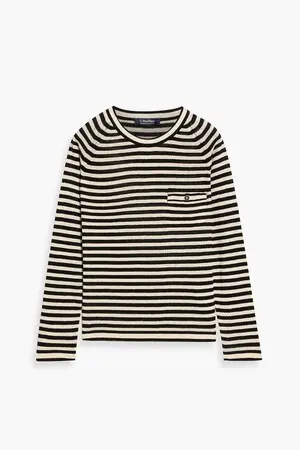 Max Mara Canti Striped Linen Sweater