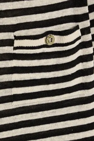 Max Mara Canti Striped Linen Sweater