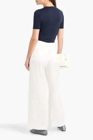 Max Mara Civet Silk And Cottonblend Top