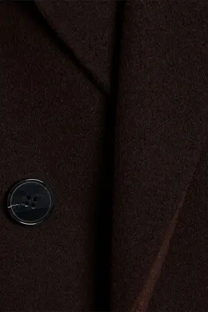 Victoria Beckham Doublebreasted Wool And Cashmereblend Coat