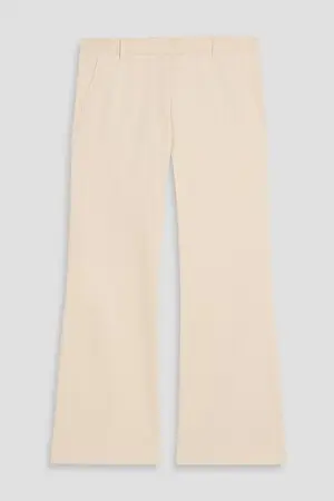Max Mara Bosso Cottonblend Twill Straightleg Pants - Ivory