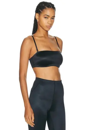 NIKESKIMS Shine Bandeau Bra In Black