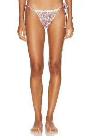 BANANHOT Luna Moon Bikini Bottom - Rockrose Paisley