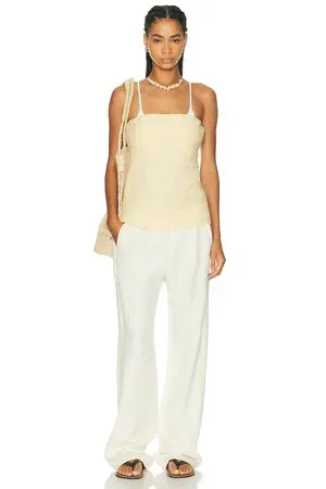 Donni. Linen Tube Top