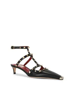 Valentino Garavani Rockstud Ankle Strap Pump