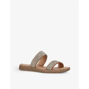 Carvela Shake Embellished Leather Sandals