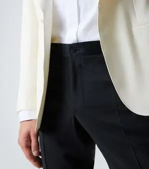 Canali Wool And Mohair Suit Pants