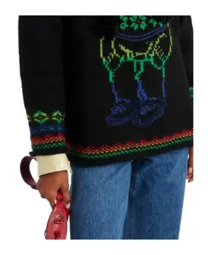 Polo Ralph Lauren Bear" Motif Hooded Sweater