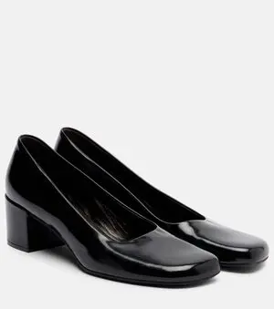 THE ROW Penelope Leather Pumps
