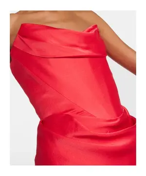 VIVIENNE WESTWOOD Off-shoulder Satin Gown