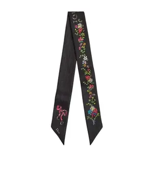 Dior Dioriviera Arabesque Mitzah Scarf - Black