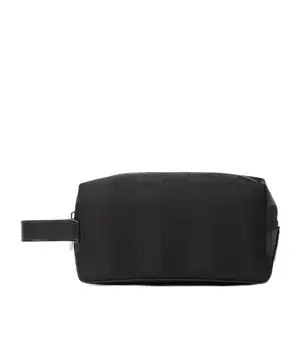 Fendi Lui Striped Wash Bag - Black